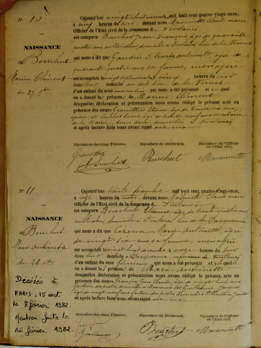 Photos Registres